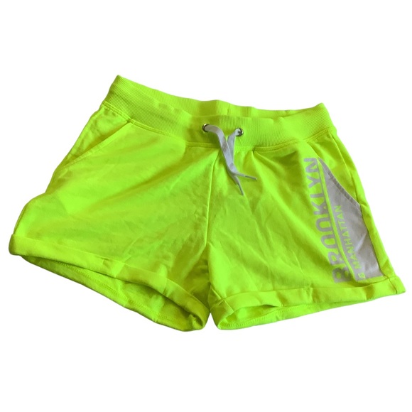 H&M | Bottoms | Kids 213 Neon Yellow Hm Drawstring Shorts | Poshmark